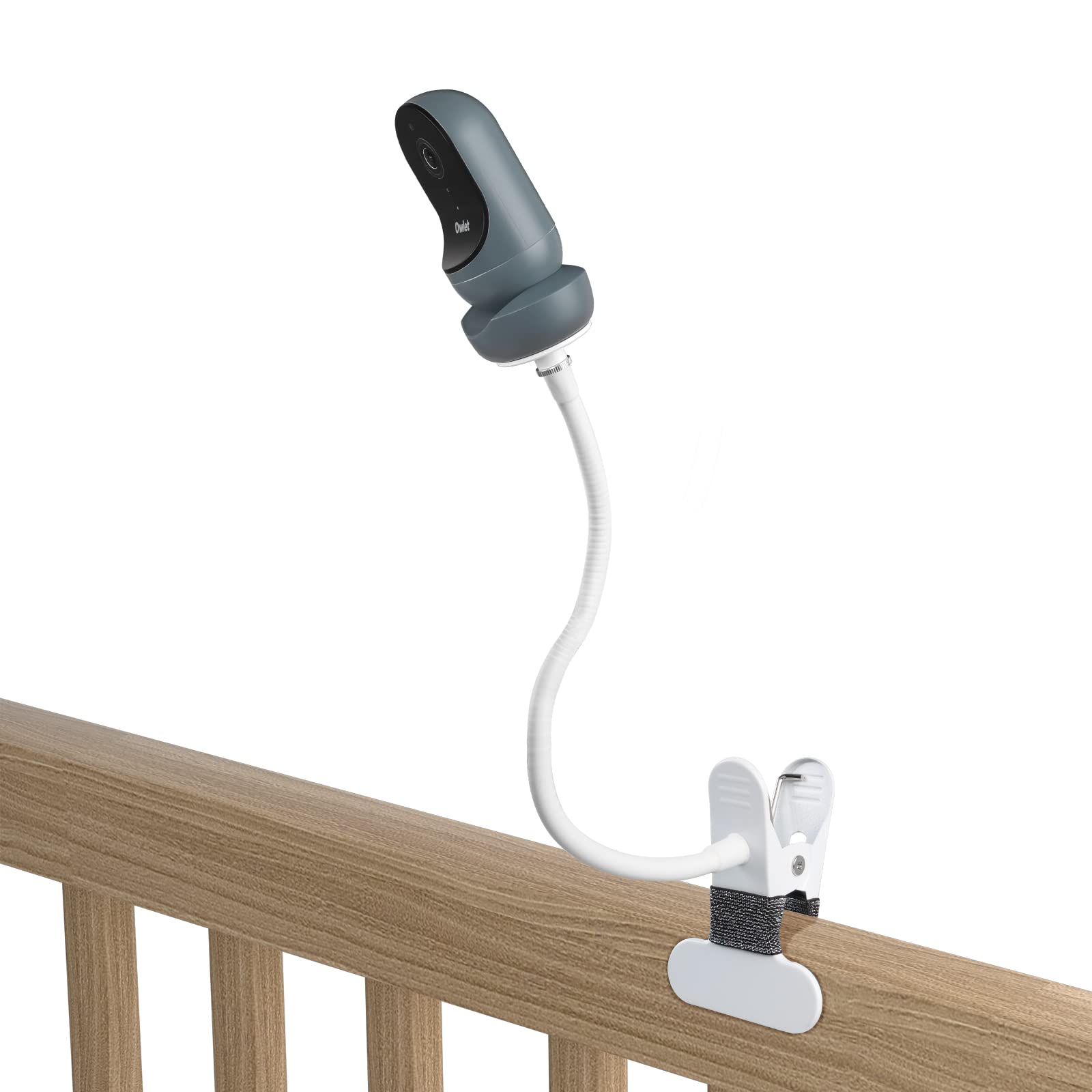 Baby Monitor Wall Mount for Owlet Cam 2 / Cam Smart, 360°Infant Baby Camera Holder/Shelf/Stand for Crib Nursery