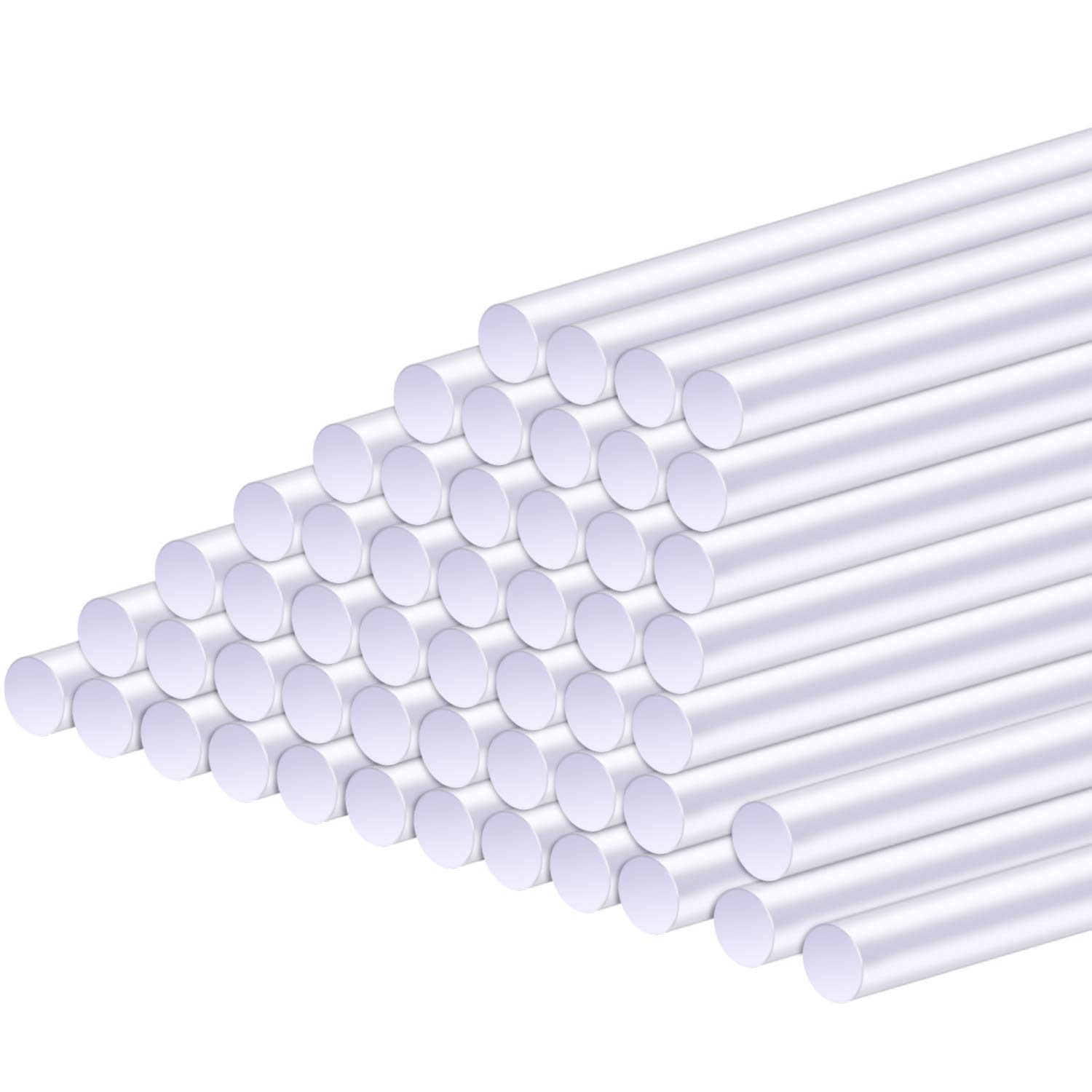 Aenoyo 6 Inch Acrylic Lollipop Sticks Clear Acrylic Rods for Cake Pops Candy (100 Pieces)
