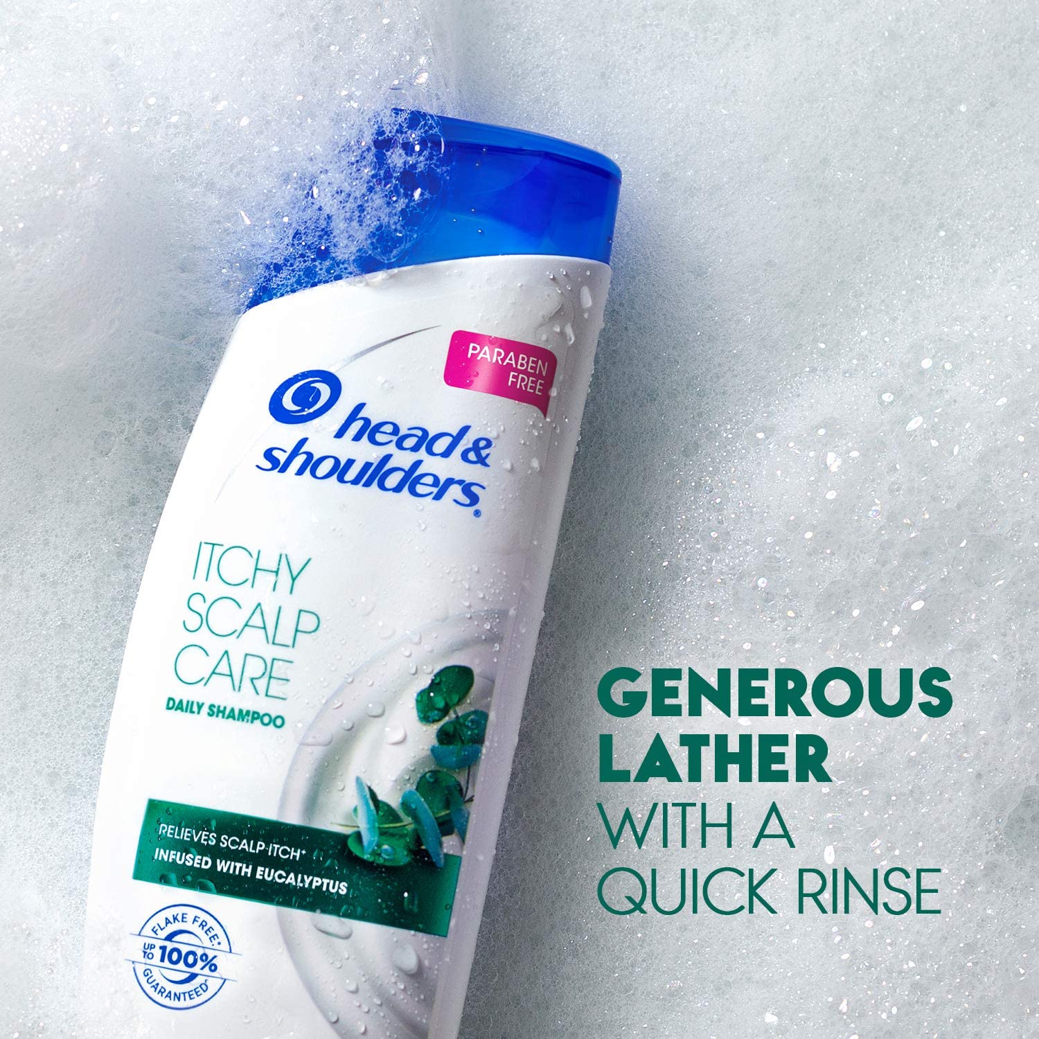 HEAD & SHOULDERS ITCHY SCALP CARE DANDRUFF DANDRUFF SHAMPOO LIQUID PLASTIC BOTTLE RP 13.5 OZ - 0037000473651