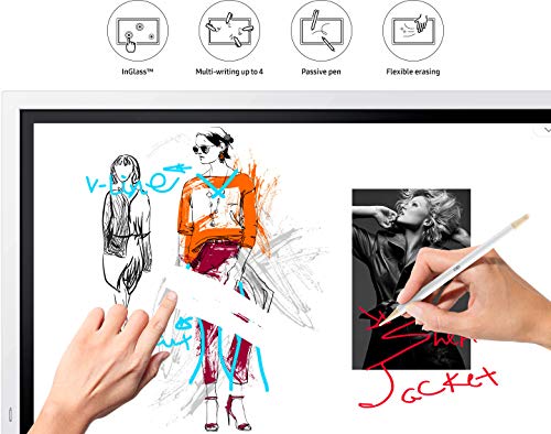 Samsung Flip 2 WM65R 65 Inch Digital Flipchart for Business 4K UHD 3840x2160 with Touch Screen, Wi-Fi, HDMI, USB (LH65WMRWBGCXZA)
