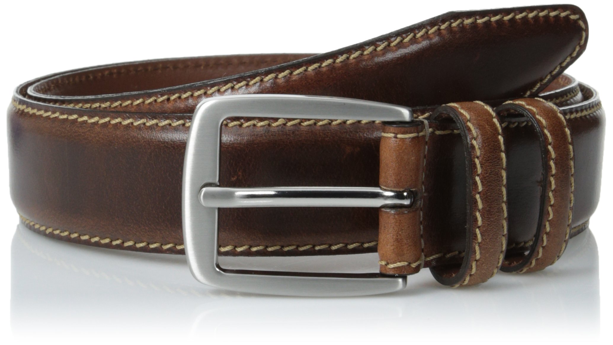 Allen Edmonds mens Yukon Belt, Brown, 44 US