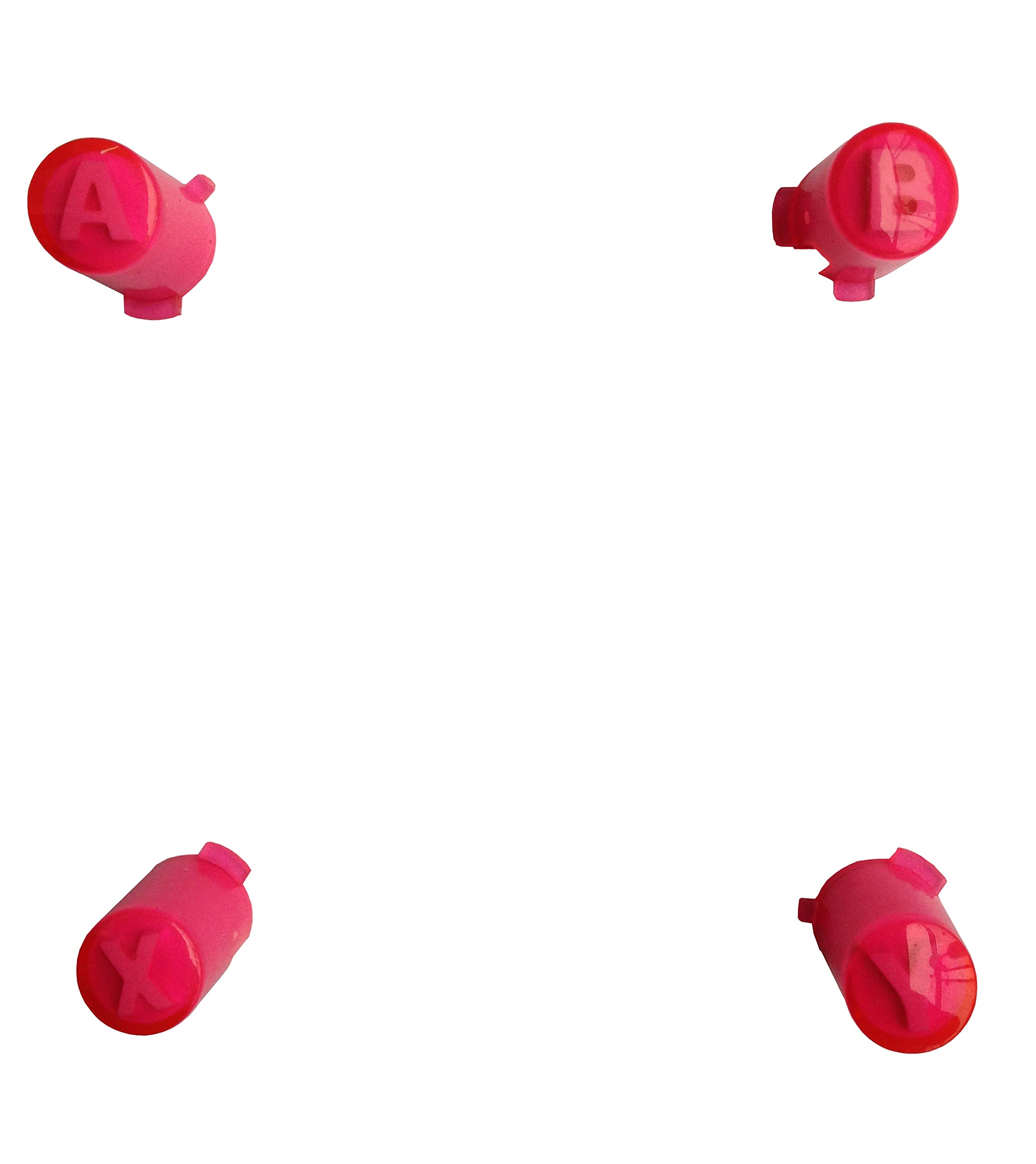 EGME Pink ABXY Buttons With Letters for Xbox One Slim Elite Controller