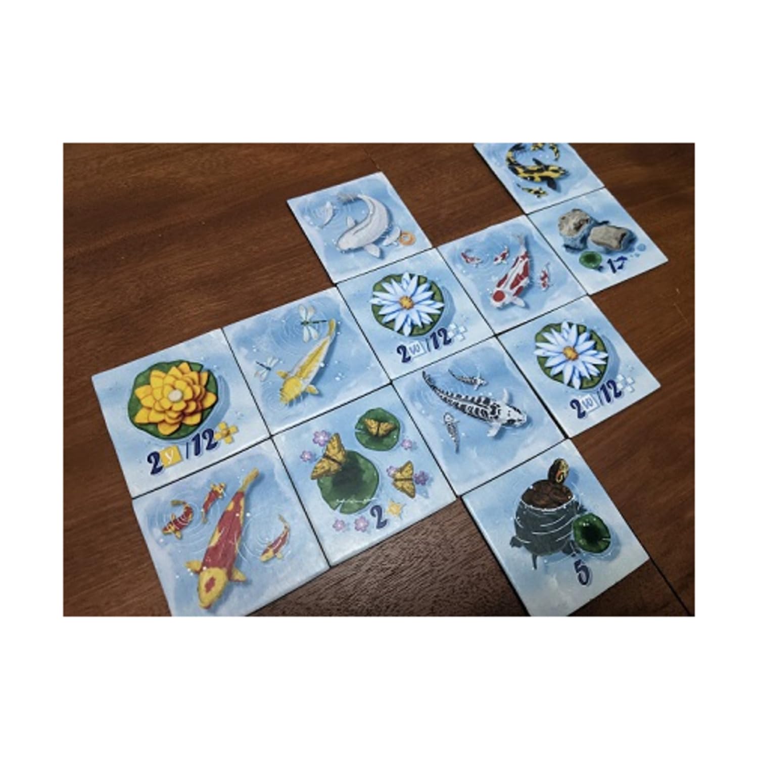 Kohaku (2nd Edition) , Koi Pond Buildling Zen Strategy Game for 1 to 4 Players - 25th Century Games