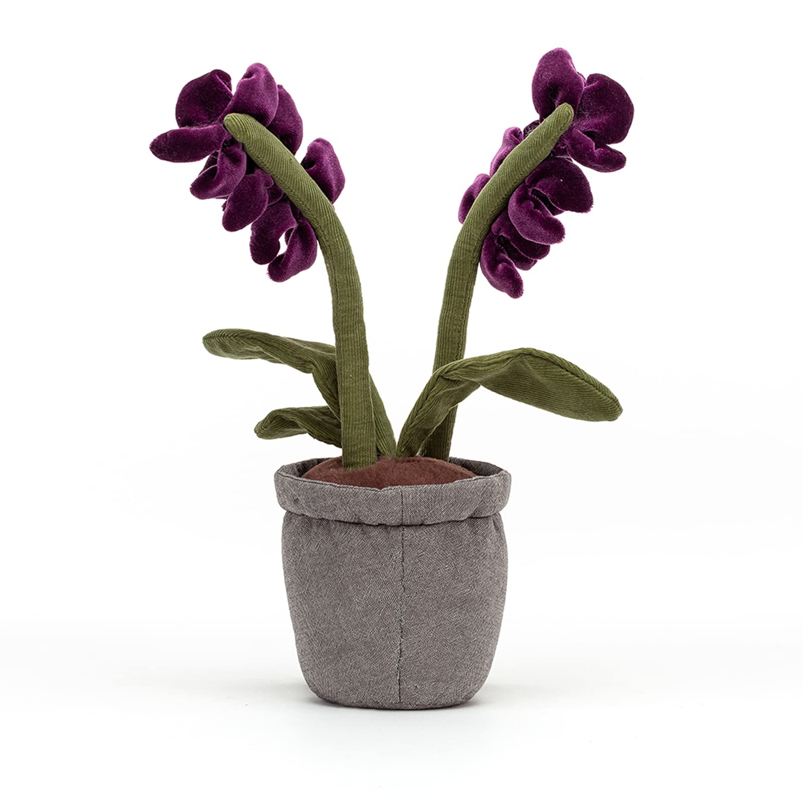 Jellycat Amuseables Purple Orchid Flower Plant Plush