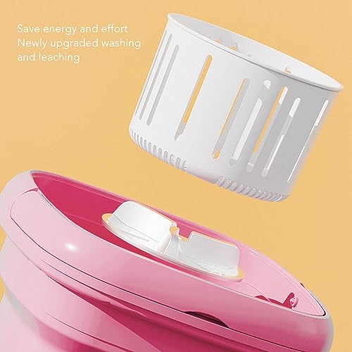 Airshi Portable Mini Washing Machine, Large Capacity Folding Mini Washing Machine for Apartment (US Plug)