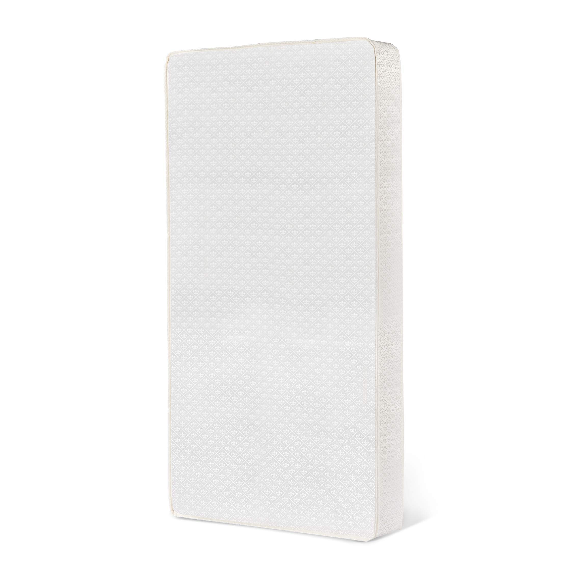 LA Baby 3" Waterproof Mini/Portable Crib Mattress Pad with 100% Organic Cotton Layer, for Non-Full Size Cribs Only - Made in USA
