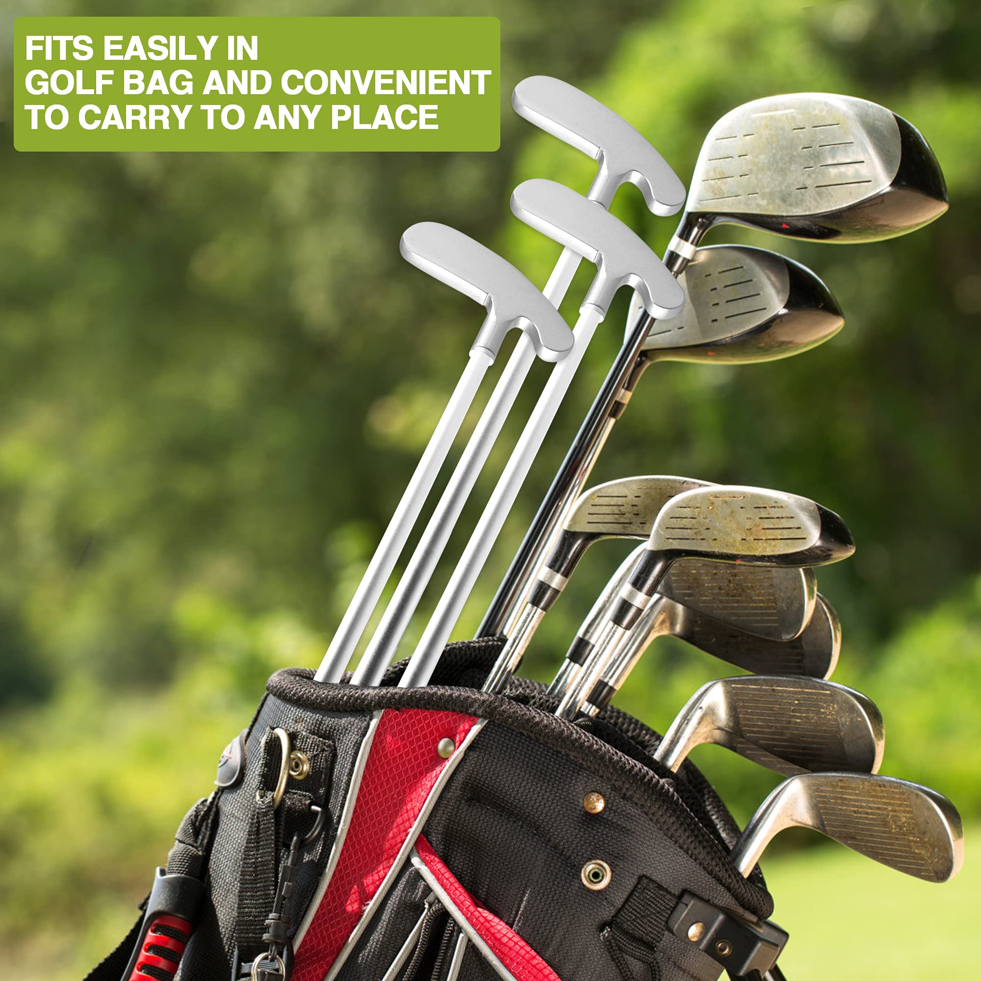 Asyxstar Upgraded Golf Putter, Golf Putter for Him Her - 33" Two Ways Mini Golf Putters for Men Women Kids Right/Left Handed Golfers, Golf Clubs Set with 2 Golf Practice Balls for Any Putting Mat