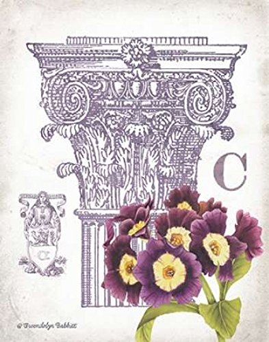 Column and Flower C Poster Print by Gwendolyn Babbitt (22 x 28)