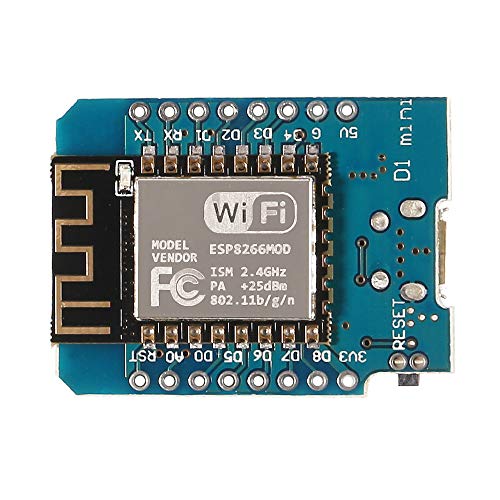 AITRIP D1 Mini WiFi Dev Board,Mini NodeMcu Lua 4M Bytes WLAN WiFi Internet Development Board Base on ESP8266 ESP-12F for Arduino, 100% Compatible with WeMos D1 Mini (Pack of 6)