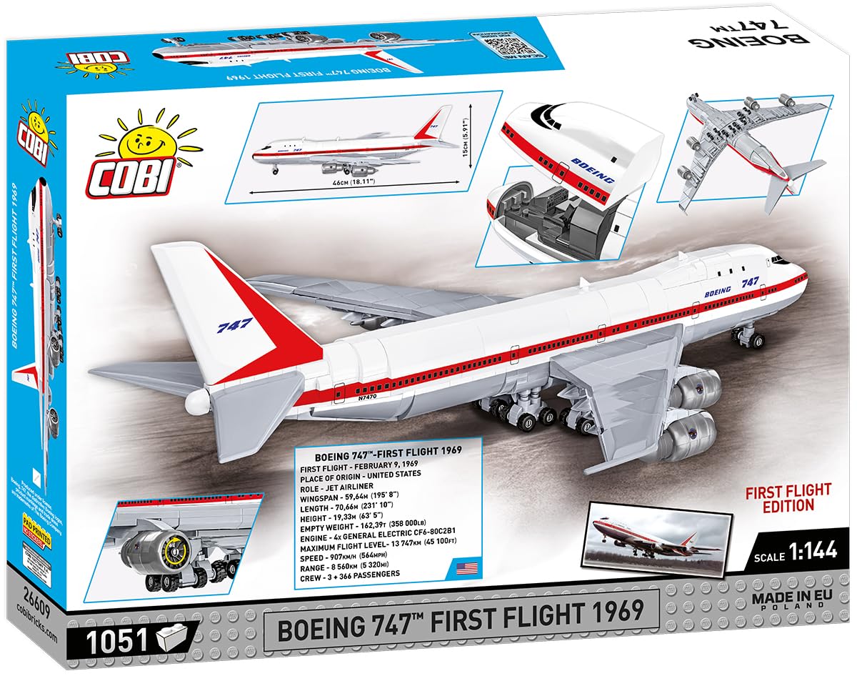 COBI Boeing 747 Plane First Flight Edition