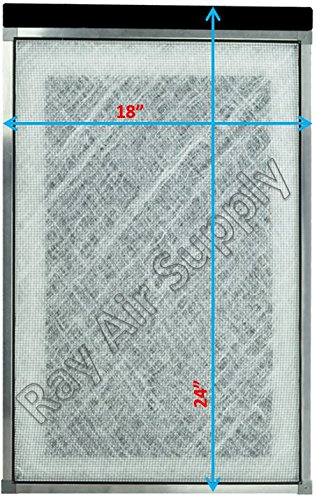 RAYAIR SUPPLY 18x24 SolaceAir Air Cleaner Replacement Filter Pads 18x24 Refills (3 Pack) White