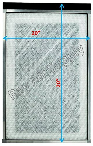RAYAIR SUPPLY 20x20 SolaceAir Air Cleaner Replacement Filter Pads 20x20 Refills (3 Pack) White