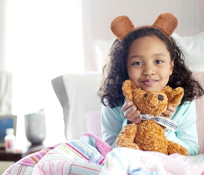 Yilistore Bear Ears Headband,Brown Bear Costume Accessories Headband for Halloween,Christmas Party Favor