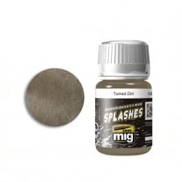 Ammo of Mig Jimenez Turned Dirt - Enamel Splashed Soil Mud Texture 35mL #1753