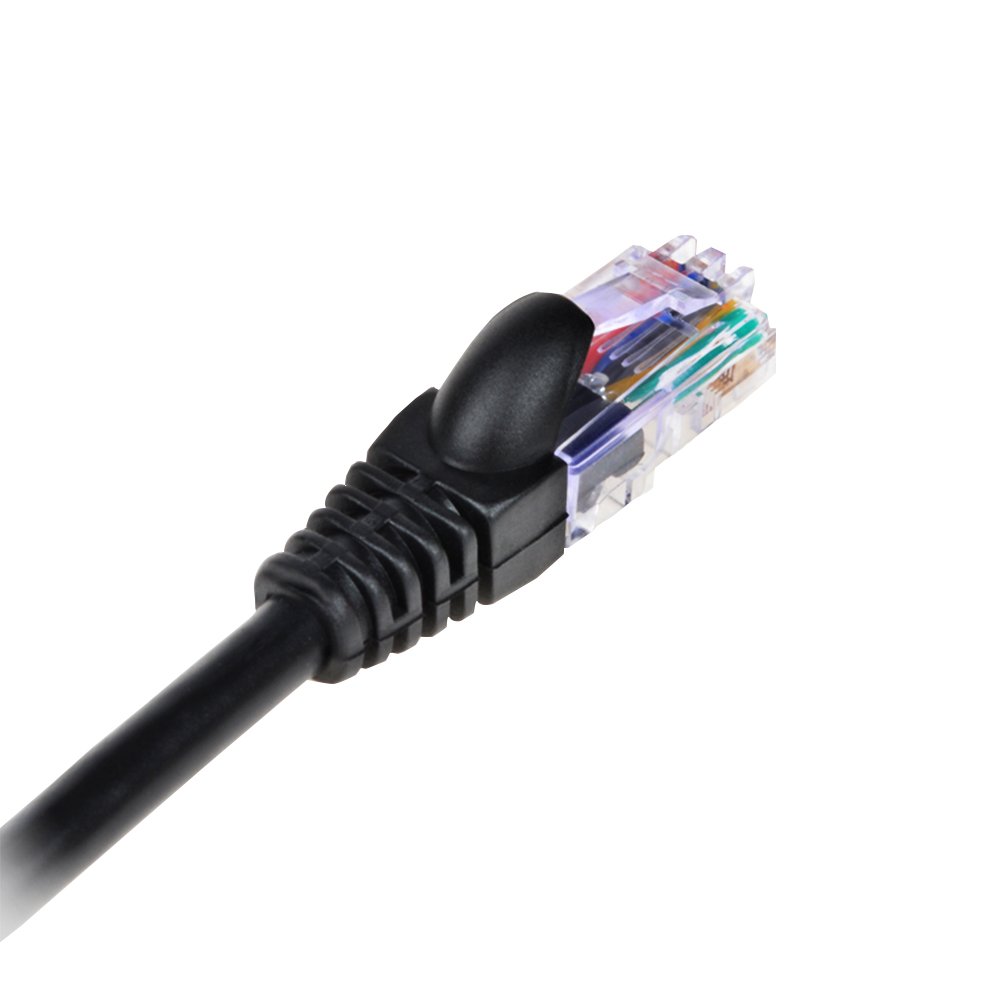 LFHUKEJI RJ45 to RS232, DB9 9-Pin Serial Port Male to RJ45 Female Cat5 Ethernet LAN Console 3.3Ft