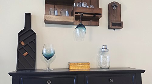 NEW VIEW Wall Mounted Wine Bottle Cork Holder Decor