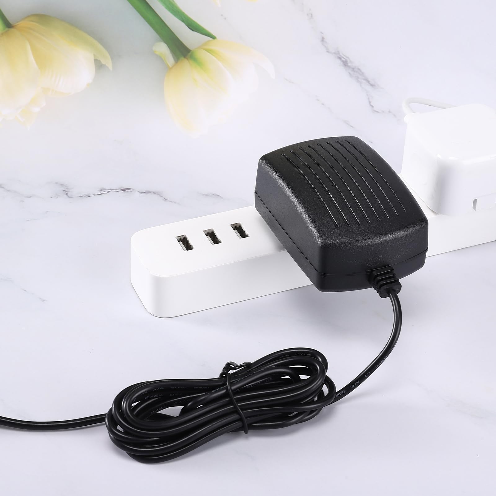 LGM AC Adapter for Philips PET7402/37 PD9000/37 DVD Player Charger, 100-240V AC, 2A, Barrel Connector, Black