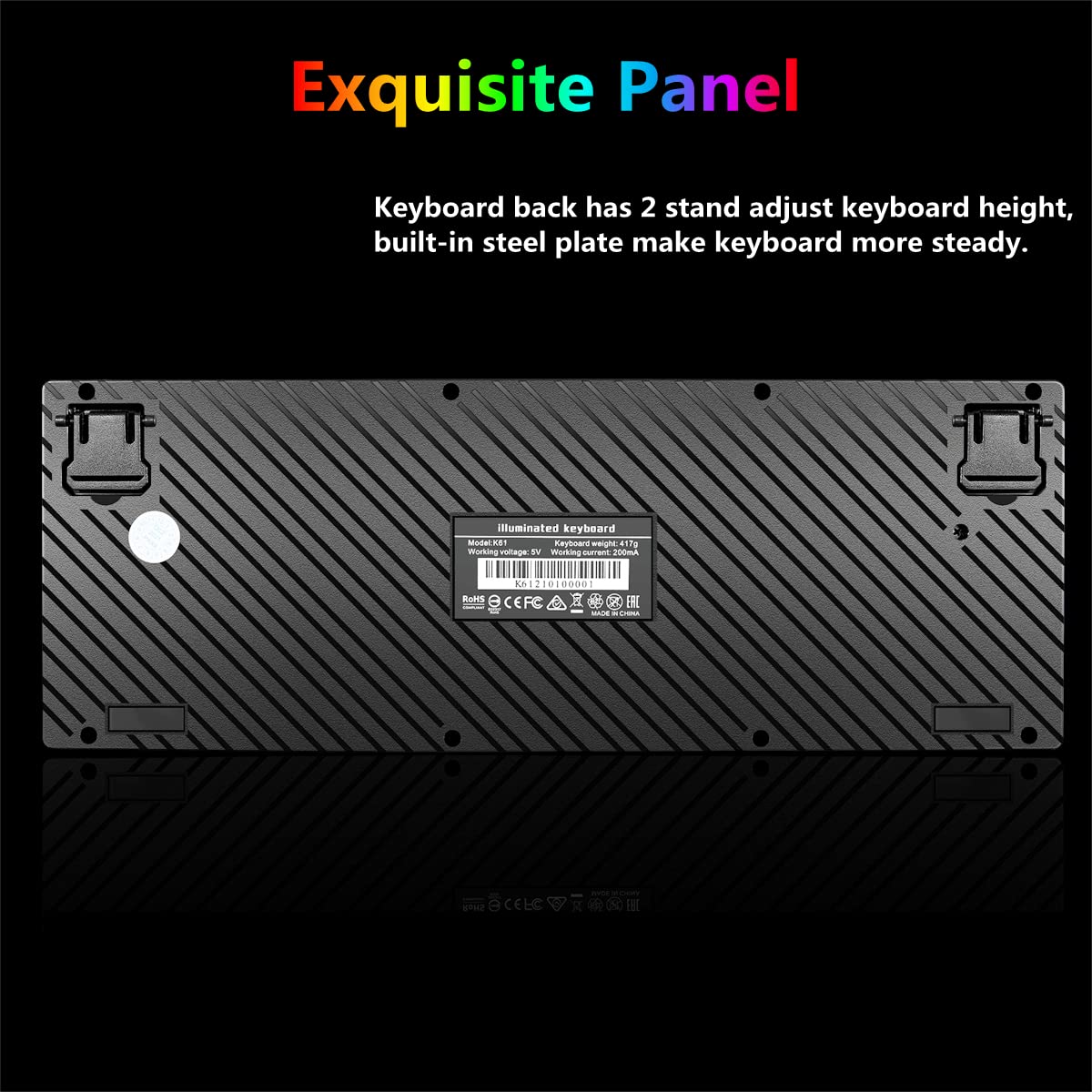 60% Wired RGB Gaming Keyboard and Mouse,Mini Compact 61 Keys Keyboard and Mouse,Led Backlit Gaming Keyboard and Mouse Combo for Laptop PC Computer Gaming and Work,Easy to Carry