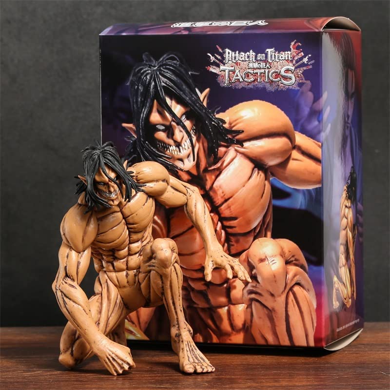 attаck on titаn Figures - attаck on titаn Action Figures - attаck on titаn Toy - Erеn Yeager Figure (Squatting)