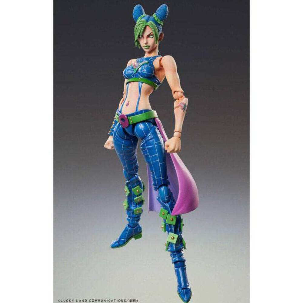 Medicos JoJo’s Bizarre Adventure Part 6: Chozo Kado Jolyne Cujoh Super Action Statue Figure, Multicolor