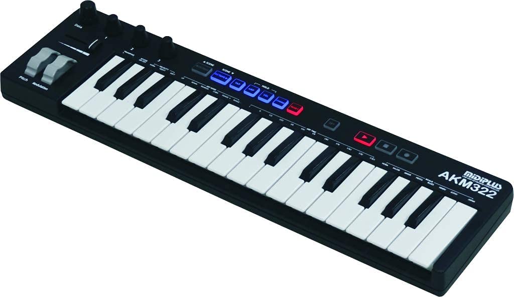 AKM322 32-Key MIDI Keyboard Controller with Cubase LE