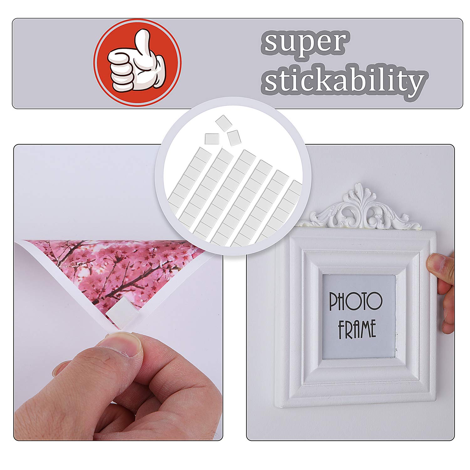 Aneco 96 Pieces Reusable Mounting Putty Adhesive Poster Tacky Putty Removable Non-Toxic Mounting Tacky Putty for Home and Office (White)