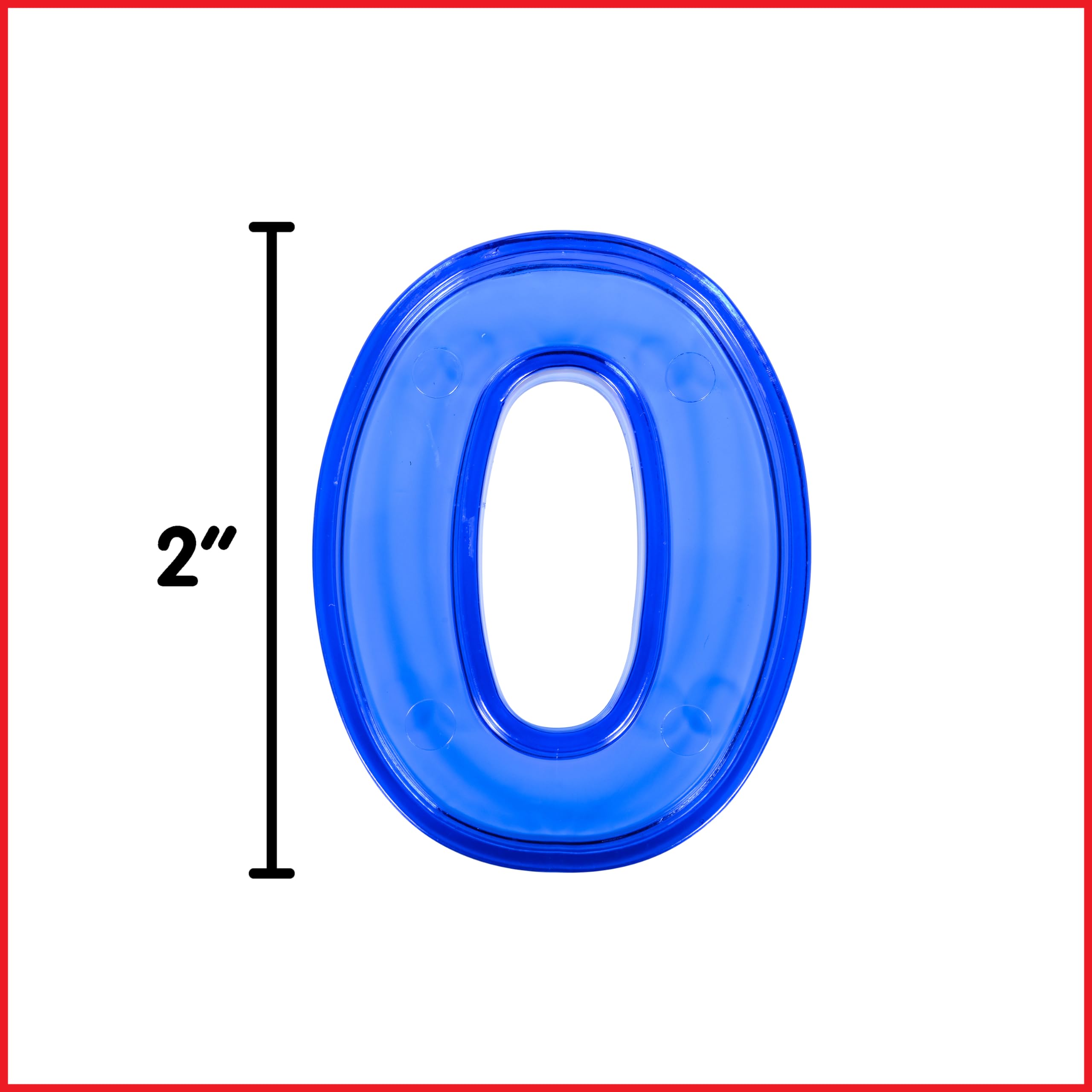 edxeducation Transparent Numbers Set - Mini Jar Set of 40 - Colorful, Plastic Numbers - Light Box Accessory - Sensory Play - Math Manipulative for Kids
