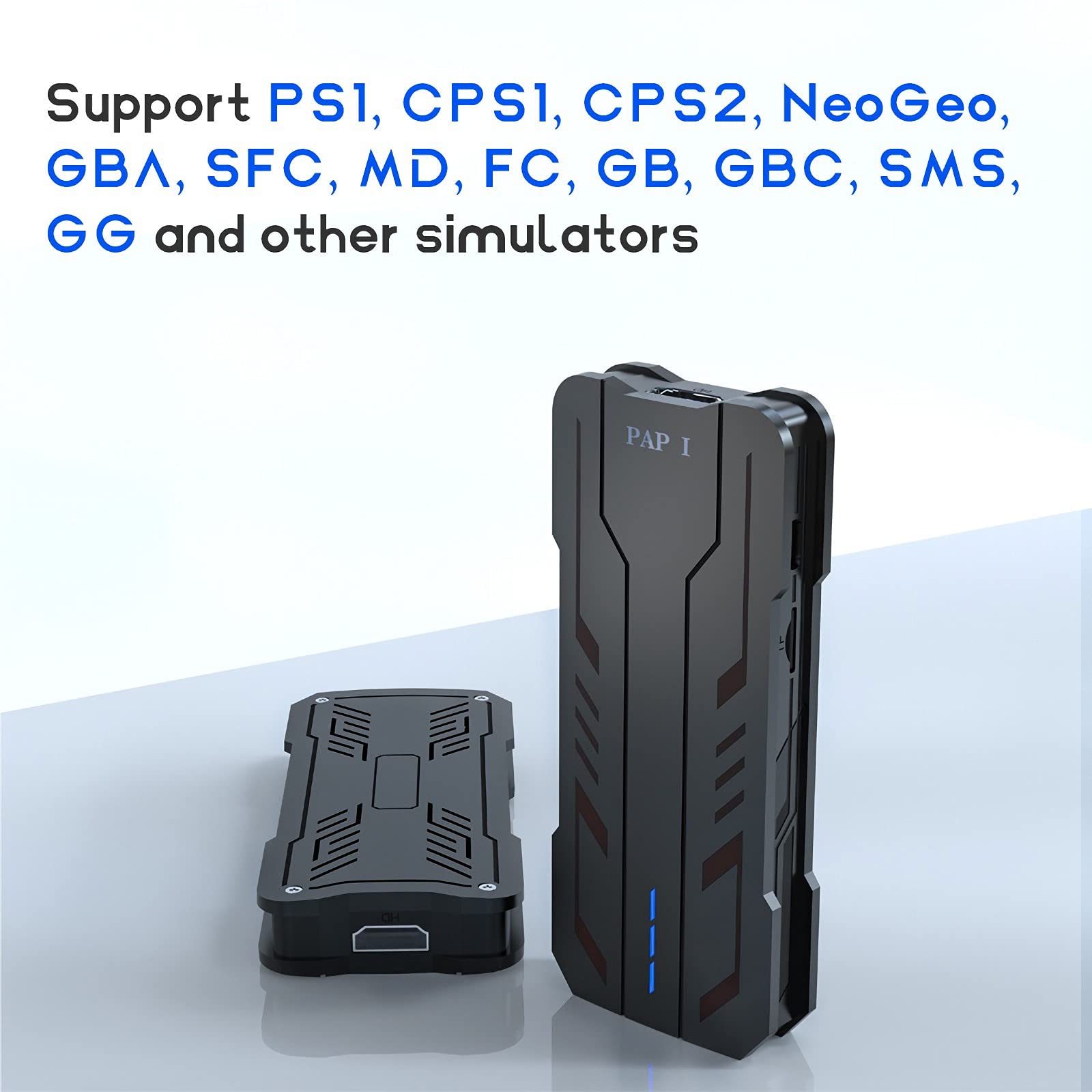 HAIHUANG Handheld Video Game Console PAP1 Retro Game Controller Support 4K HDMI 1280720 P Output Game Speed FPS 1: 1 60HZ 128MB 32GB-TF Card with 4000 Classic Games TF Expansion Maximum to 256GB, LE