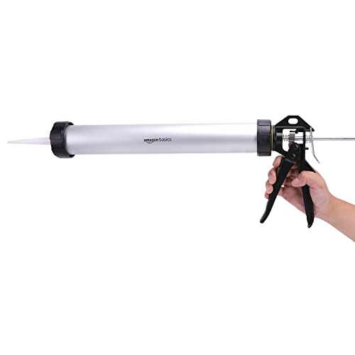 Amazon Basics Aluminium Sealant Sausage Caulking Gun -600ml/20oz - 12:1 Thrust Ratio