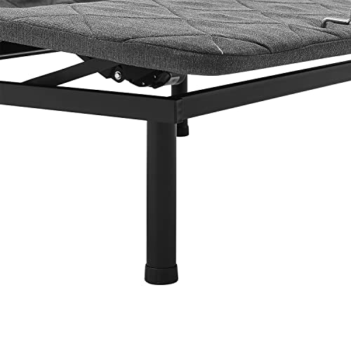 Amazon Basics Adjustable Bed Base with Head and Foot Incline, Remote Control - Queen