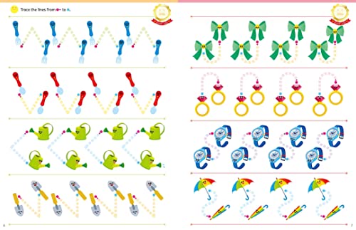 Play Smart Handwriting Workbook Ages 3-5: Handwriting Practice: Preschool Activity Book With Stickers