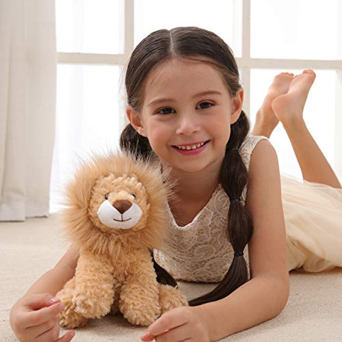 Apricot Lamb Toys Plush Yellow Plush Lion Stuffed Animal Soft Cuddly Perfect for Child (Yellow Lion ,8 Inches