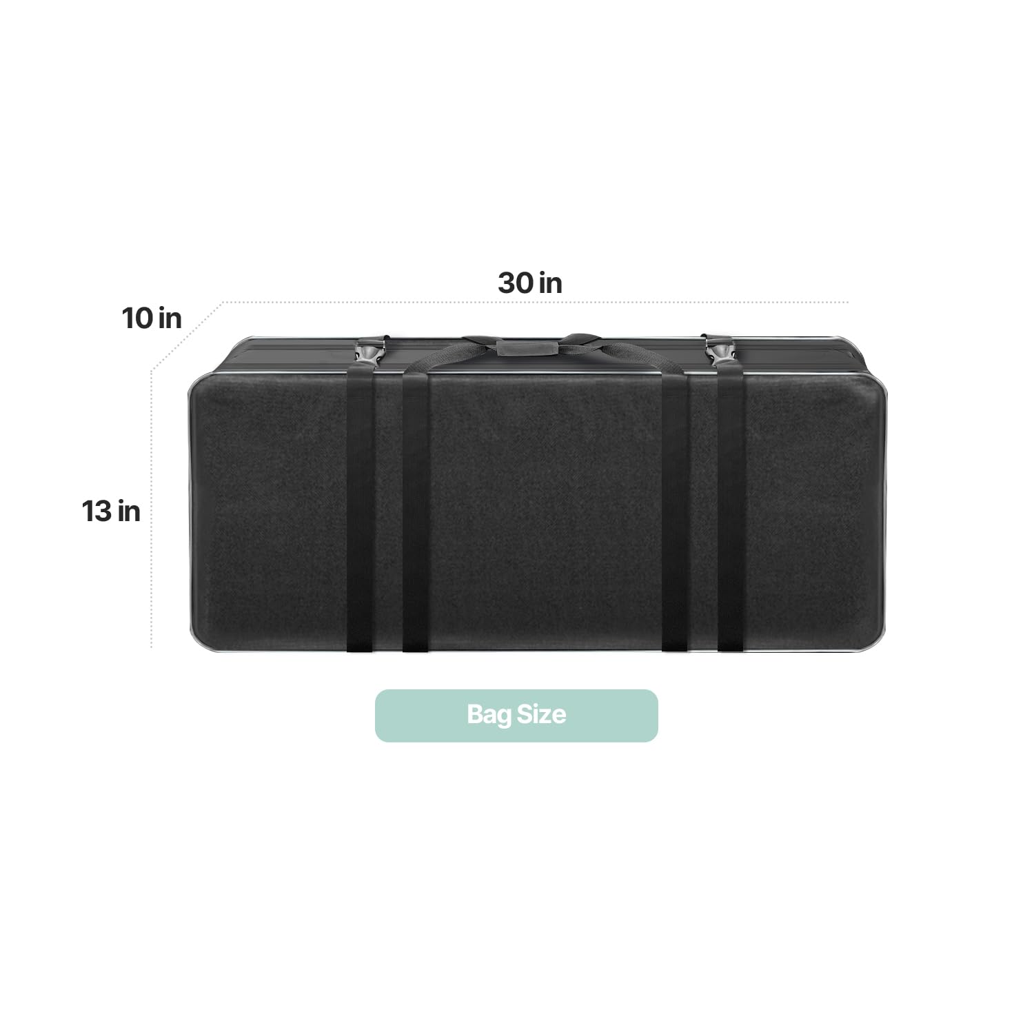 LimoStudio 30 x 10 x 13 inch (L x W x H) Hard Shell Frame, Photo Equipment Large Carry Bag, Shoulder Strap, Thick Pad All Sides Inside, Soft Cushion Compartment Storage Protection, AGG2480