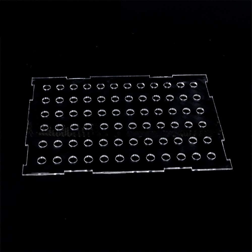 AMEYXGS Acrylic Arrow Shaft Bracket Detachable Arrow Insert Box Arrow Display Arrow Storage Rack Holder Can Store 36/72 Arrows Suitable for Indoor Archery Clubs … (L)