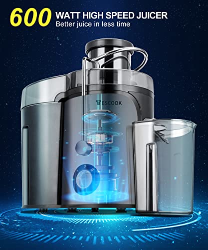 Juicer machine, 600w Juicer with Wide Chute