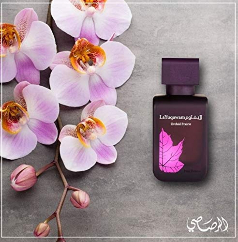 RASASI La Yuqawam Orchid Prairie Eau de Parfum Spray for Women, 2.5 Ounce