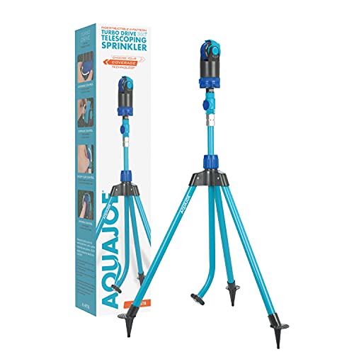 Aqua Joe AJ-6PSTB Indestructible Series 6 Pattern HD Sprinkler/Mister Combo, 360 Degree Coverage