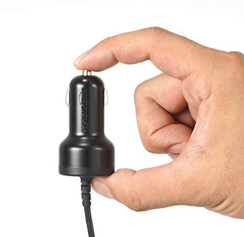Amazon Basics Car DC Charger for Nintendo Switch - 6 Foot Cable, Black