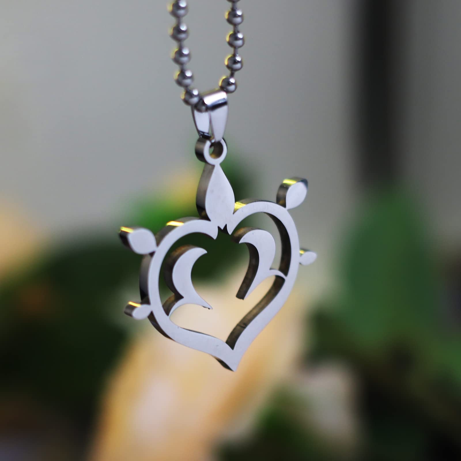 Aufruh Genshin Impact Theme Necklace Seven Element for Game Anime Fans (Dendro)