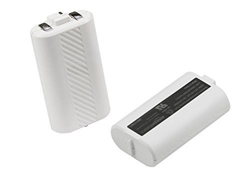 Amazon Basics Controller Battery Pack Charger For Xbox One S Console - White (Not compatible with Xbox One S All-Digital Edition Console)