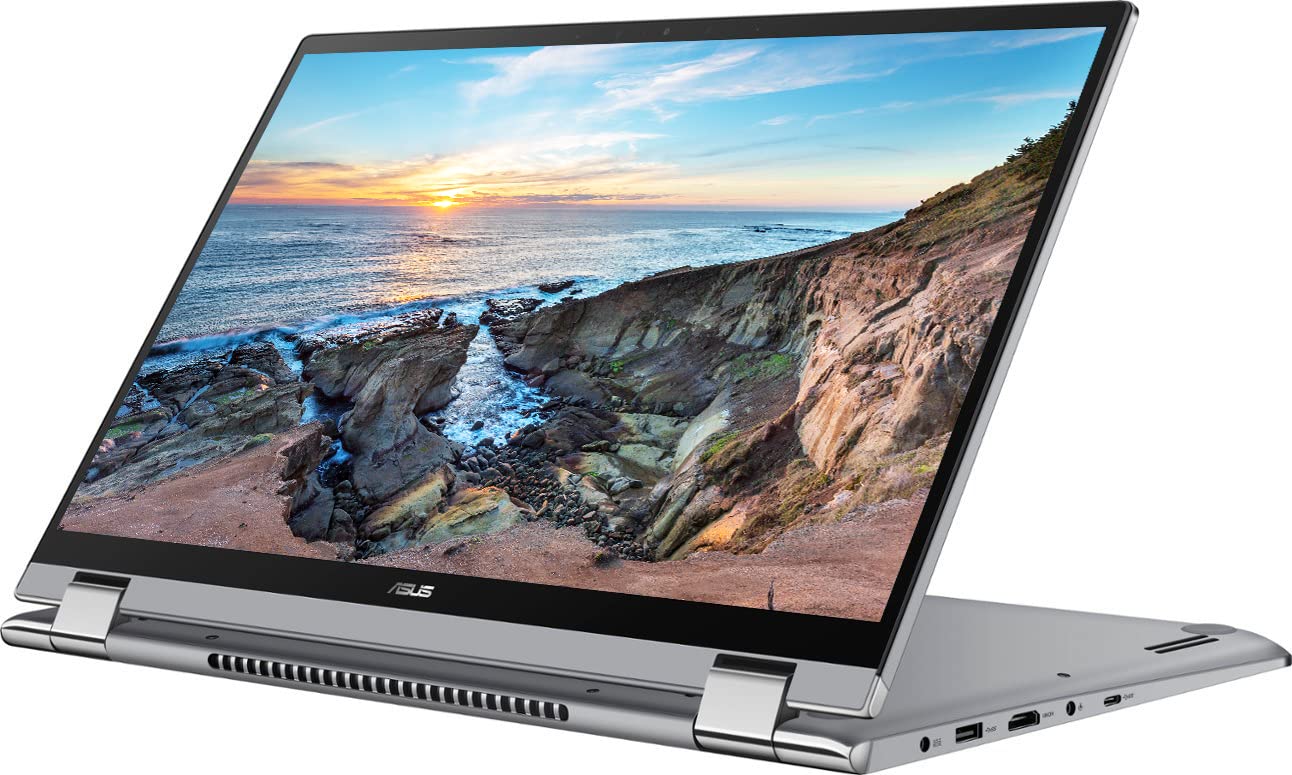 ASUS Touchscreen 15.6'' ZenBook Laptop with Windows 11 Pro, Full HD IPS Display, AMD Ryzen 7 5700U Processor, NVIDIA GeForce MX450, Backlit Keyboard, Gray (8GB RAM | 512GB PCIe SSD)