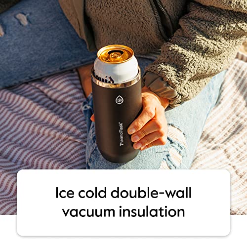 Thermoflask Premium Quality Vacuum Insulated Can Cooler, Standard Size, 12 Ounce, Dusty Blue
