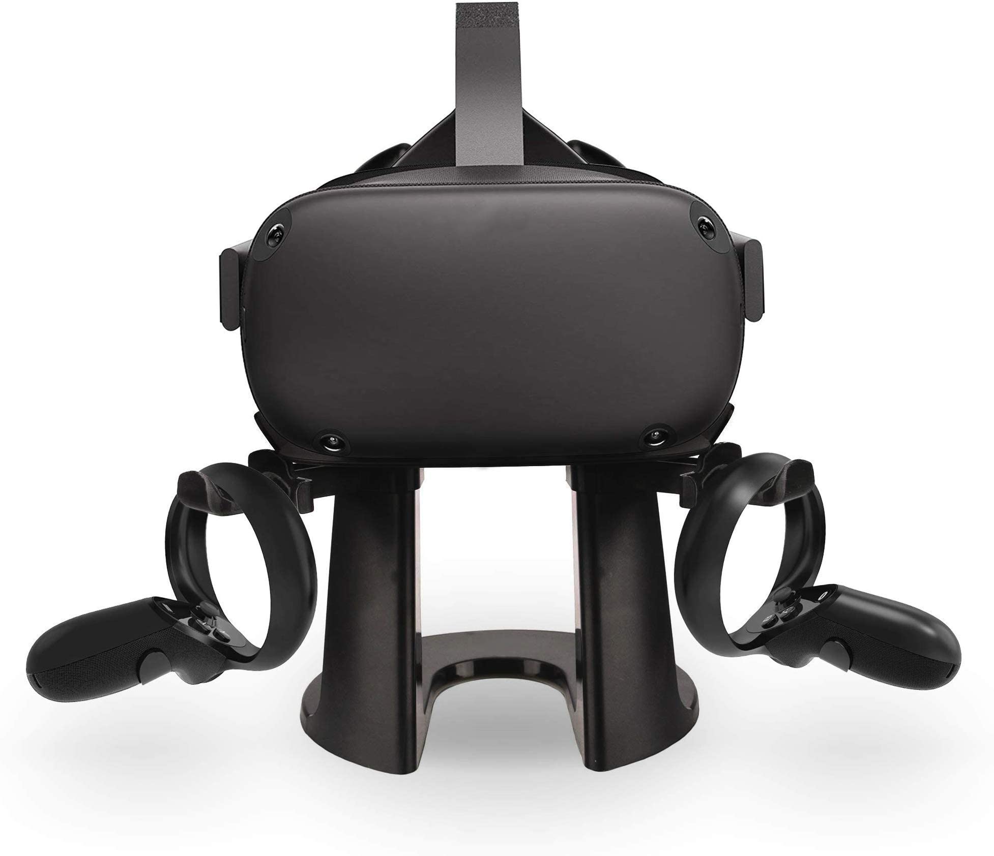 AFAITH VR Stand, VR Headset Display Stand with Game Controller Holder for Oculus Rift S/Oculus Quest/Rift Headset and Other VR Headset