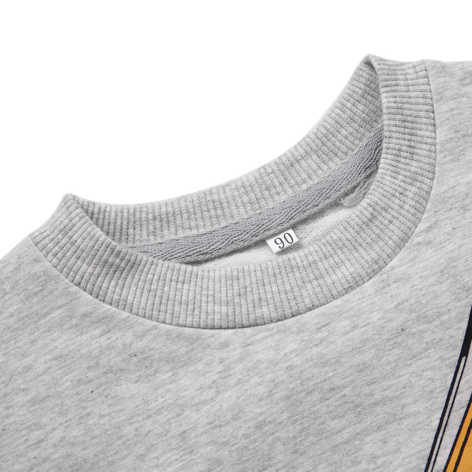 Akyzic Baby Boys Sweatshirts Excavator Long Sleeve Crew Pullover Digger Shirts Toddler Kids Winter Warm Christmas Sweater Tops 4t /110