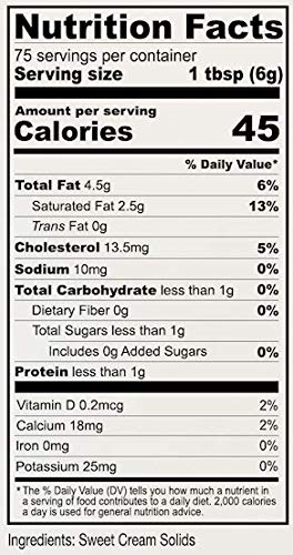 Anthony's Heavy Cream Powder, 1 lb, Gluten Free, Non-GMO, Keto Friendly, Product of USA