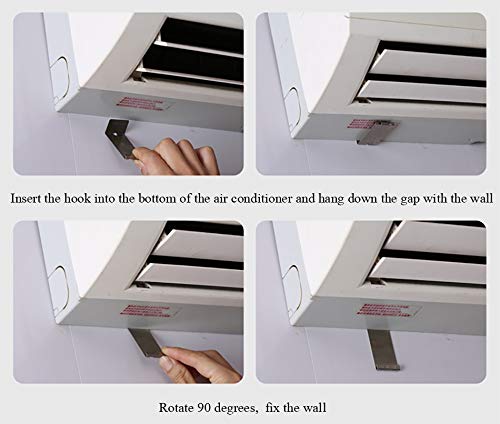Air Conditioning Deflector Adjustable Windshield Baffle Anti-wind Shields Wind Guide for Home Hanging-type Air Conditioner AQ115 (C)