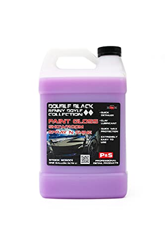 P&S Detailing Products – Paint Gloss Showroom Spray N Shine; Instant Detailer; Effectively Removes Dirt, Fingerprints, Dust, and Smudges; Excellent Clay Lubricant; C5001 (1 Gallon)