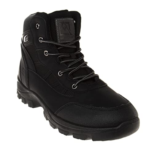 Avalanche Outdoor Boots (Men) Hiking, Black, 11
