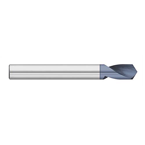 RedLine Tools - 3/8 (.3750) Dia, 2 Flt, Centering-Spotting Drill, Carbide AlTiN Coated 1.0000 LOC, 3/8 (.3750) Dia Round Shank, 3.0000 OAL, 142° Point