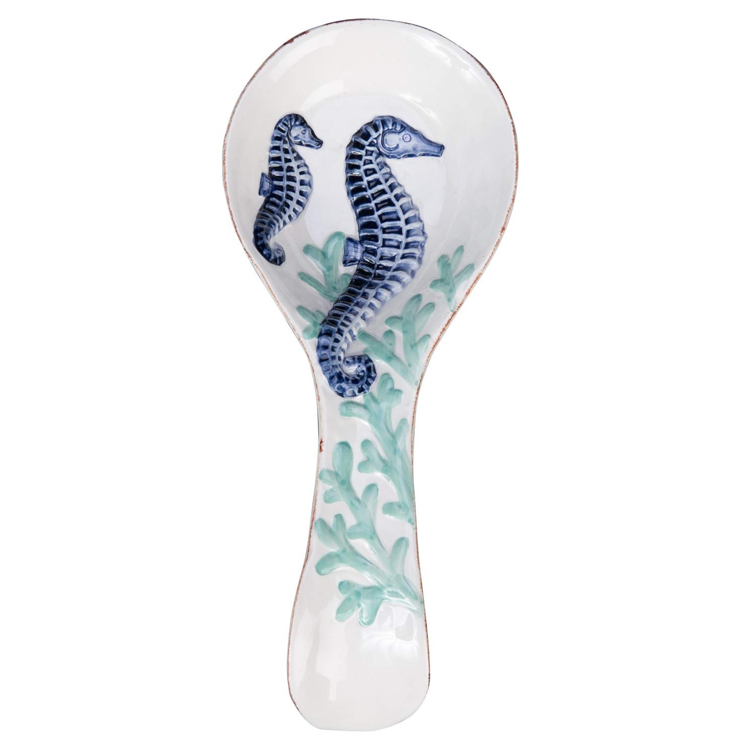 Beachcombers SS-BCS-03574 Home Decor Products, 9.5 x 4 inch, White & Blue